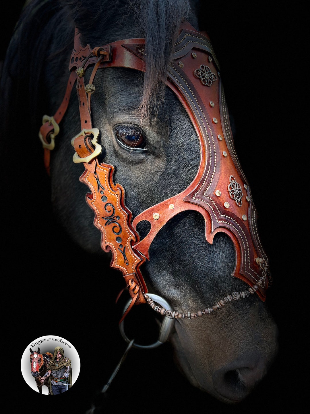 Aeglos Shines Bridle/chamfron - Etsy
