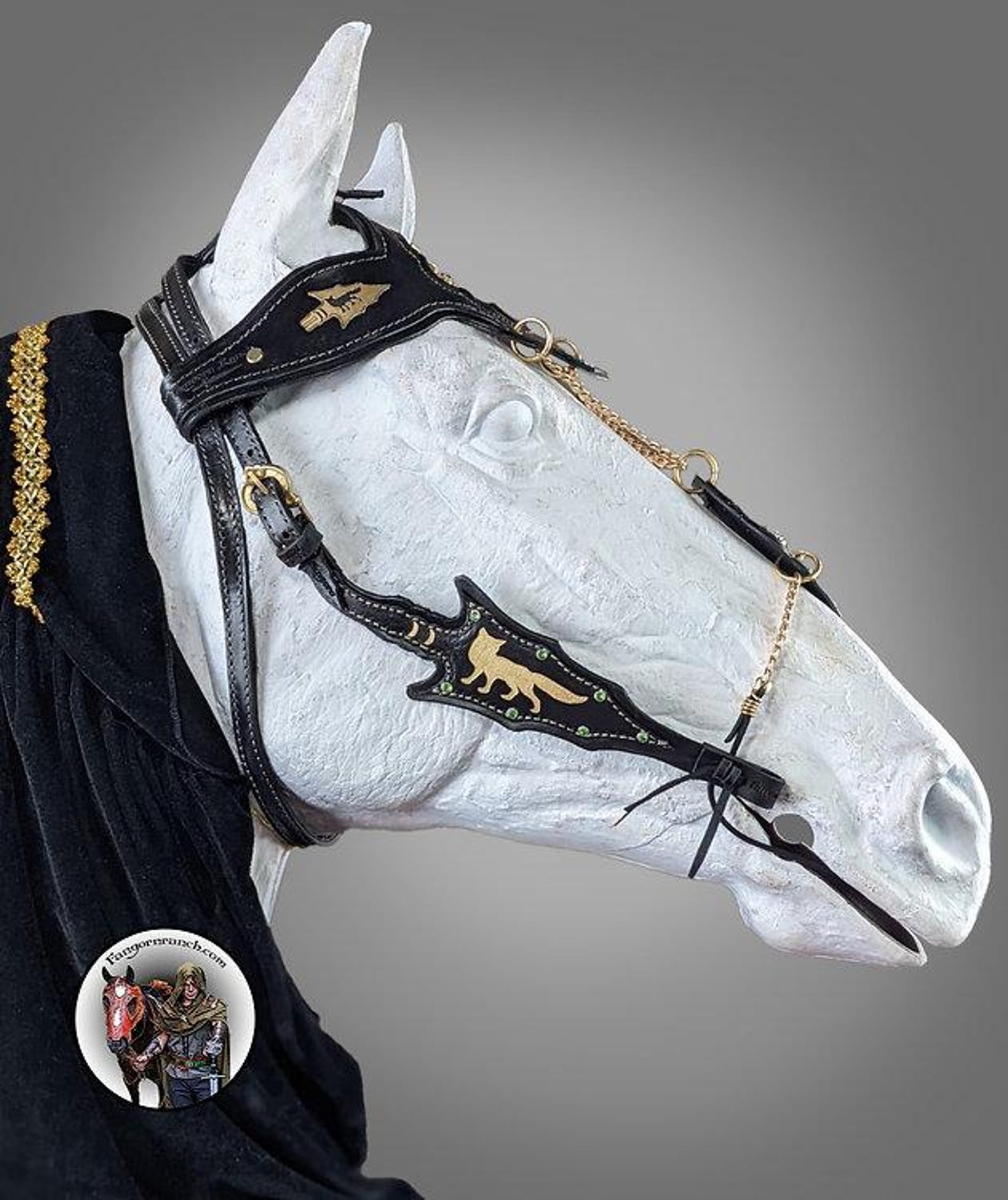 Fox Archer Bridle Chamfron Pattern - Etsy