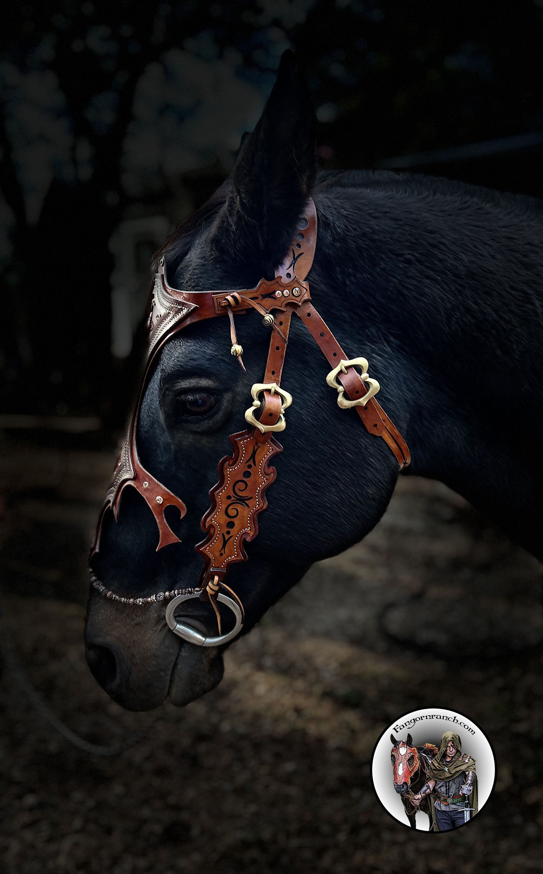 Aeglos Shines Bridle/chamfron - Etsy