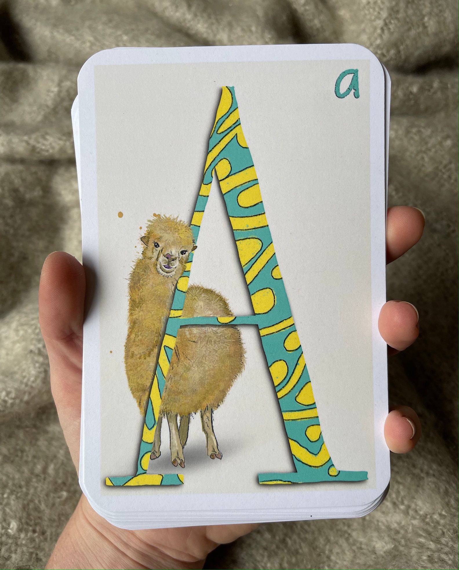 Baby Sensory Animal Alphabet Learning Cards - Etsy