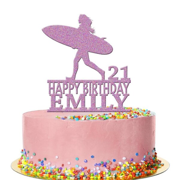 Surfer Cake Topper - Etsy