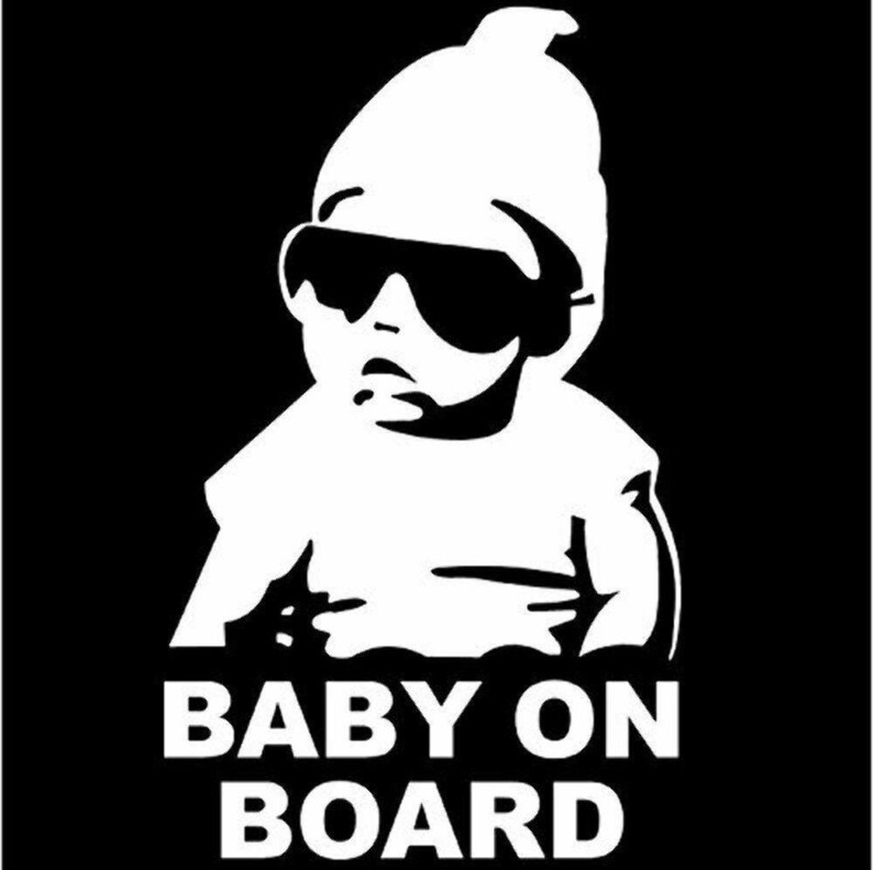 Baby on Board Bumper Sticker Decal Safety Caution Sign Car - Etsy