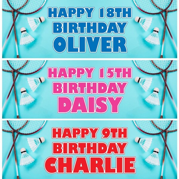 Badminton Birthday Decorations - Etsy