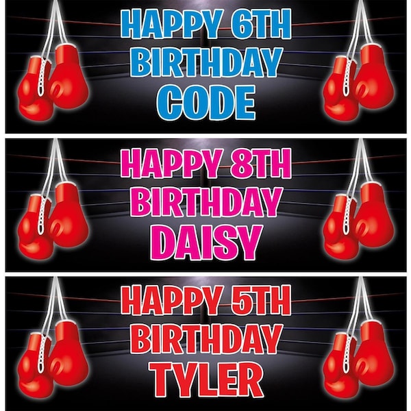 Birthday Banner Personalized - Etsy