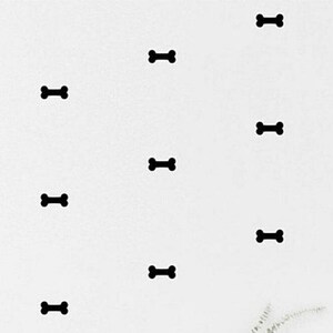 Dog Bone Shape Wall Stickers Pet Bones Vinyl Decal Nursery Children's ...