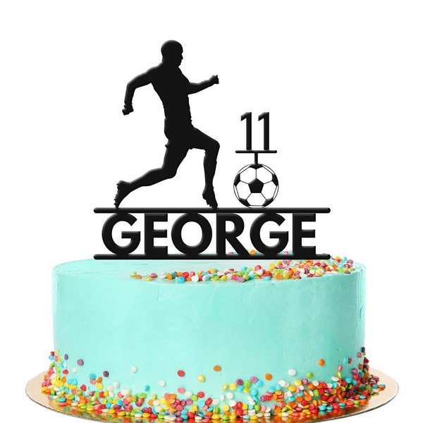 Football Cake Topper - Etsy UK