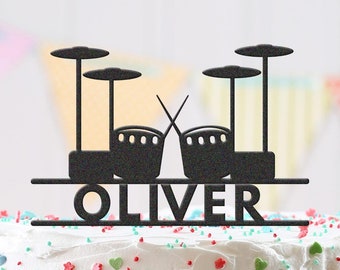 Drum Birthday Cake Topper - Etsy