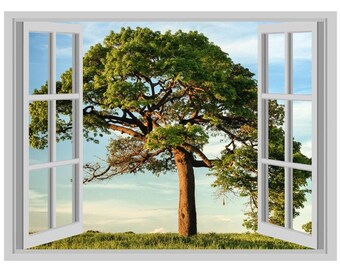 Window View Poster - Etsy