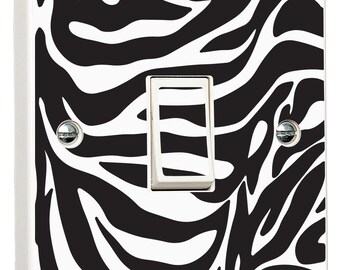 Zebra Light Switch Cover - Etsy