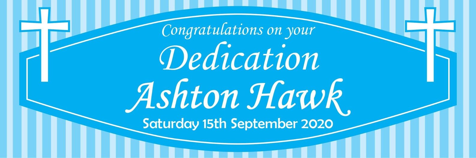2 Personalised Dedication Congratulation Celebration Banners - Etsy UK