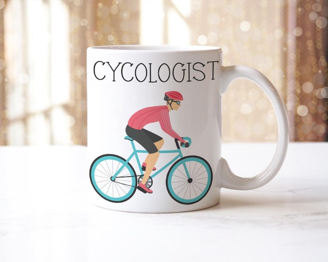 Cycologist Mug & Coaster Bike Cyclist Cycling Birthday Funny Sarcastic ...