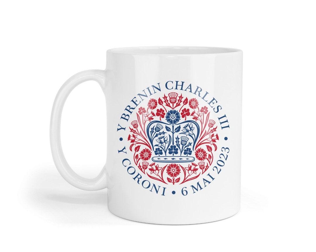 King Charles III Welsh Coronation Commemorative Welsh Memorabilia Mug ...