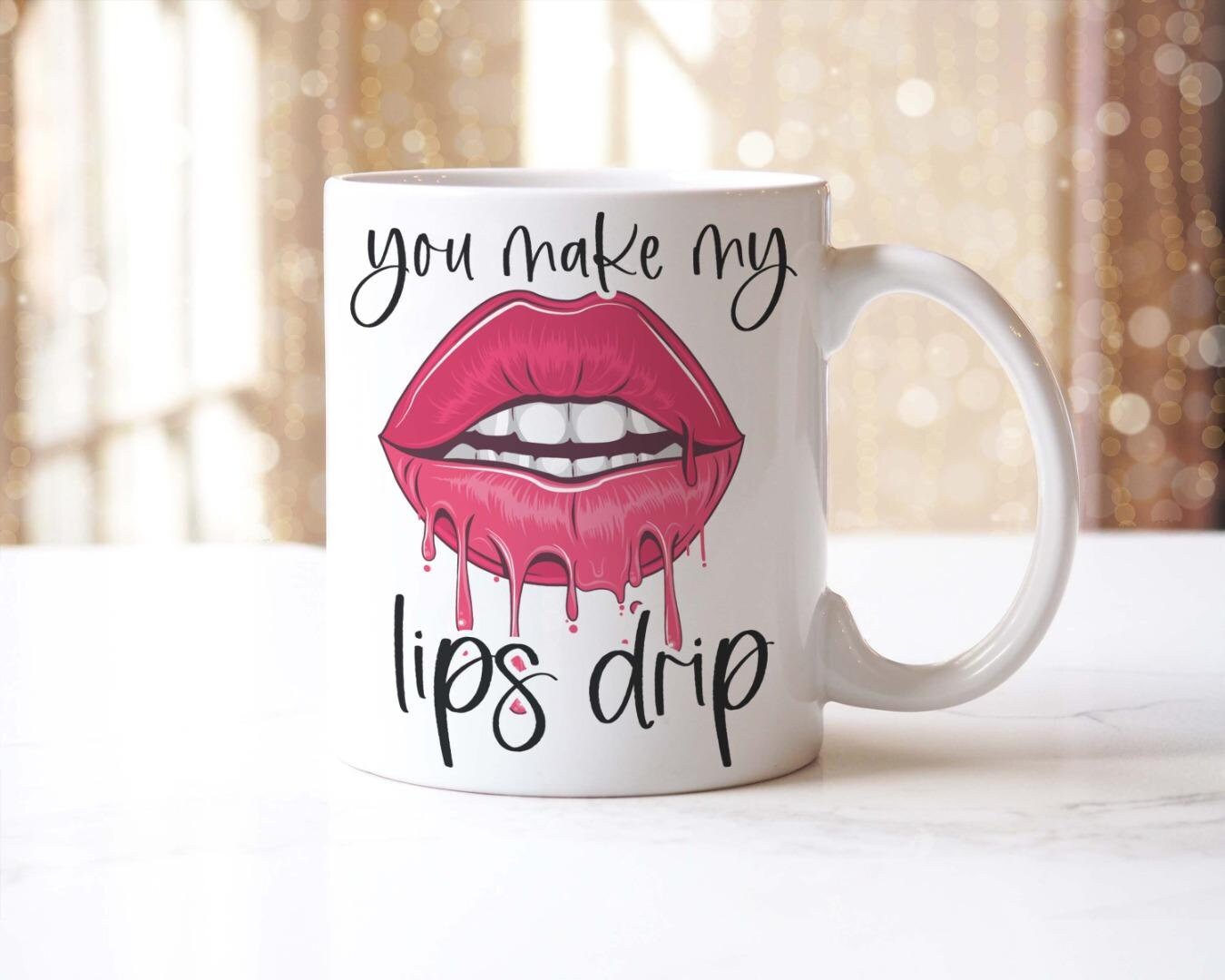 Coffee Mug And Lips