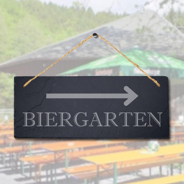 Biergarten Sign - Etsy