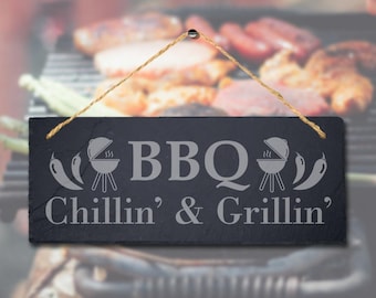 Grillin Chillin Sign | Etsy