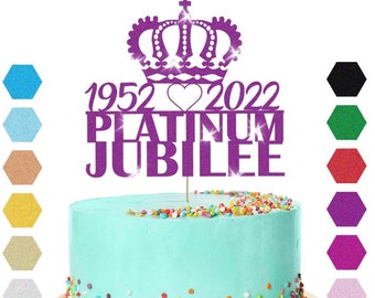Platinum Jubilee Cake Topper - Etsy UK