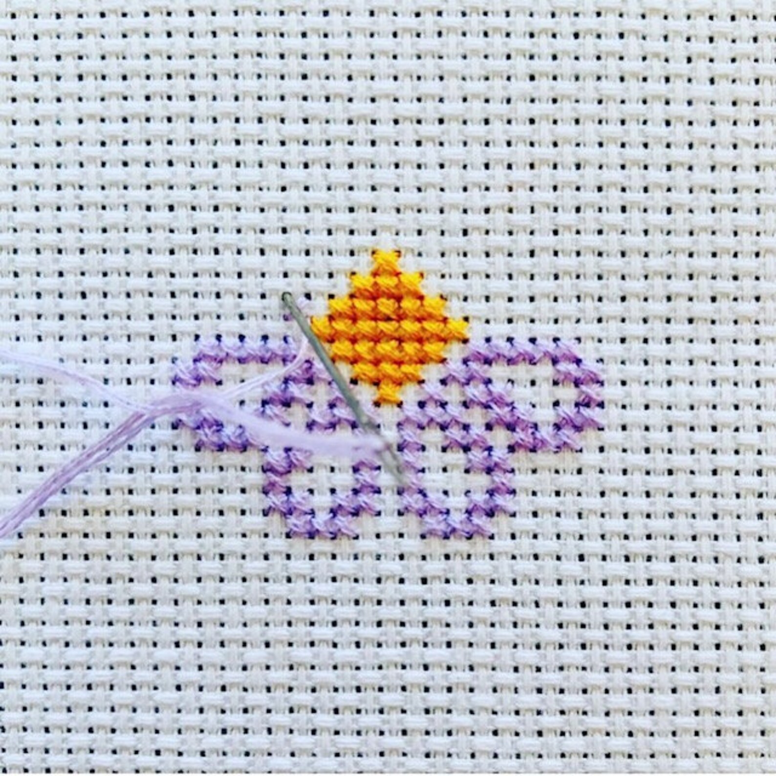 Daisy Flower Cross-stitch Chart Design Pdf Download Pattern - Etsy