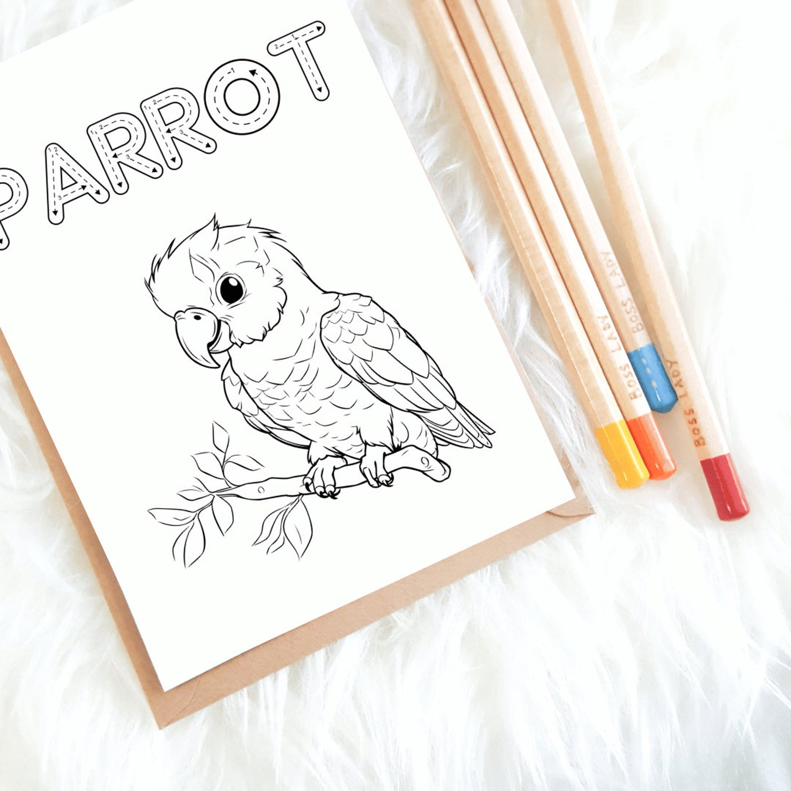 20 Animals Coloring Pages for Kids Kids Coloring Book Animal Coloring ...