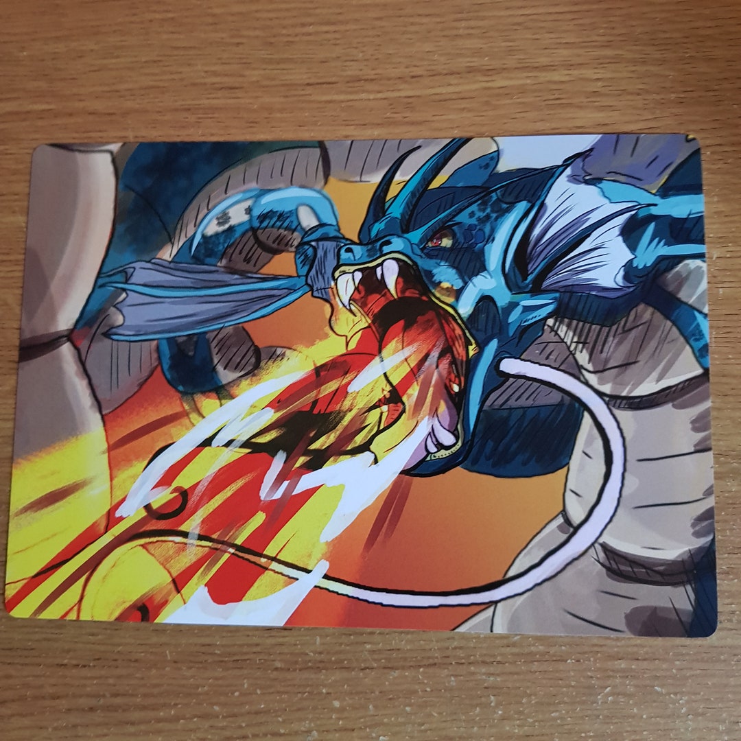 Gyarados A5 Pokemon Print Poster Artwork Fanart - Etsy