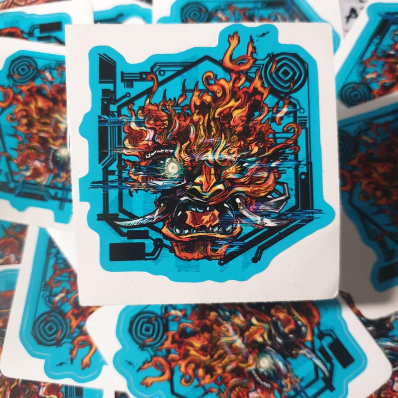 Cyberpunk Samurai Logo - Etsy