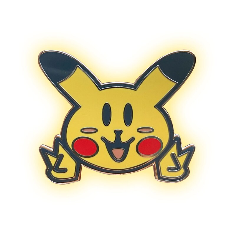 Peace Pikachu hard Enamel Pin - Etsy