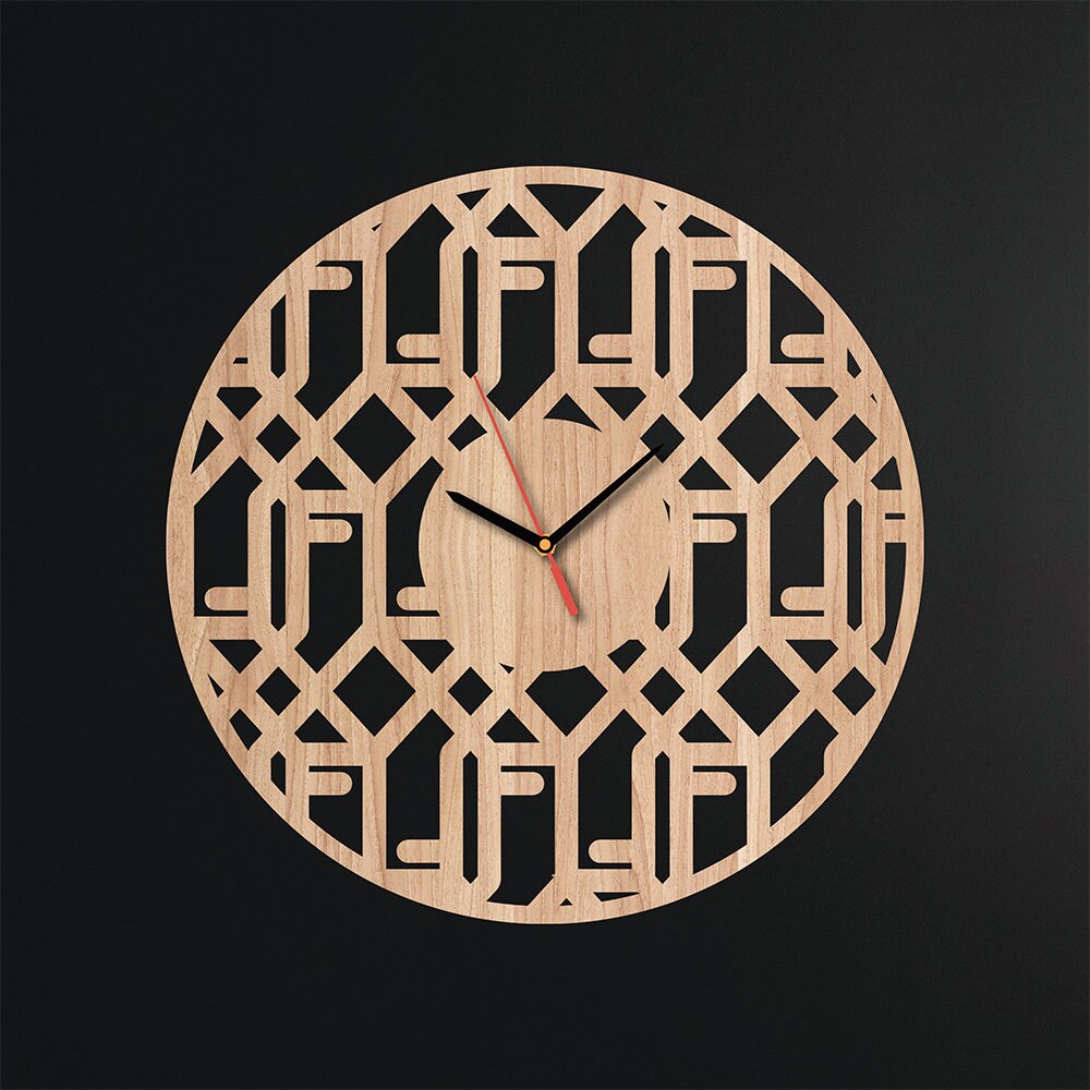 Handmade Wood Clock Christmas Gift Wooden Wall Clock Modern | Etsy