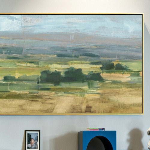 Modern Abstract Painting Landscape Scenery Painting Acrylic - Etsy