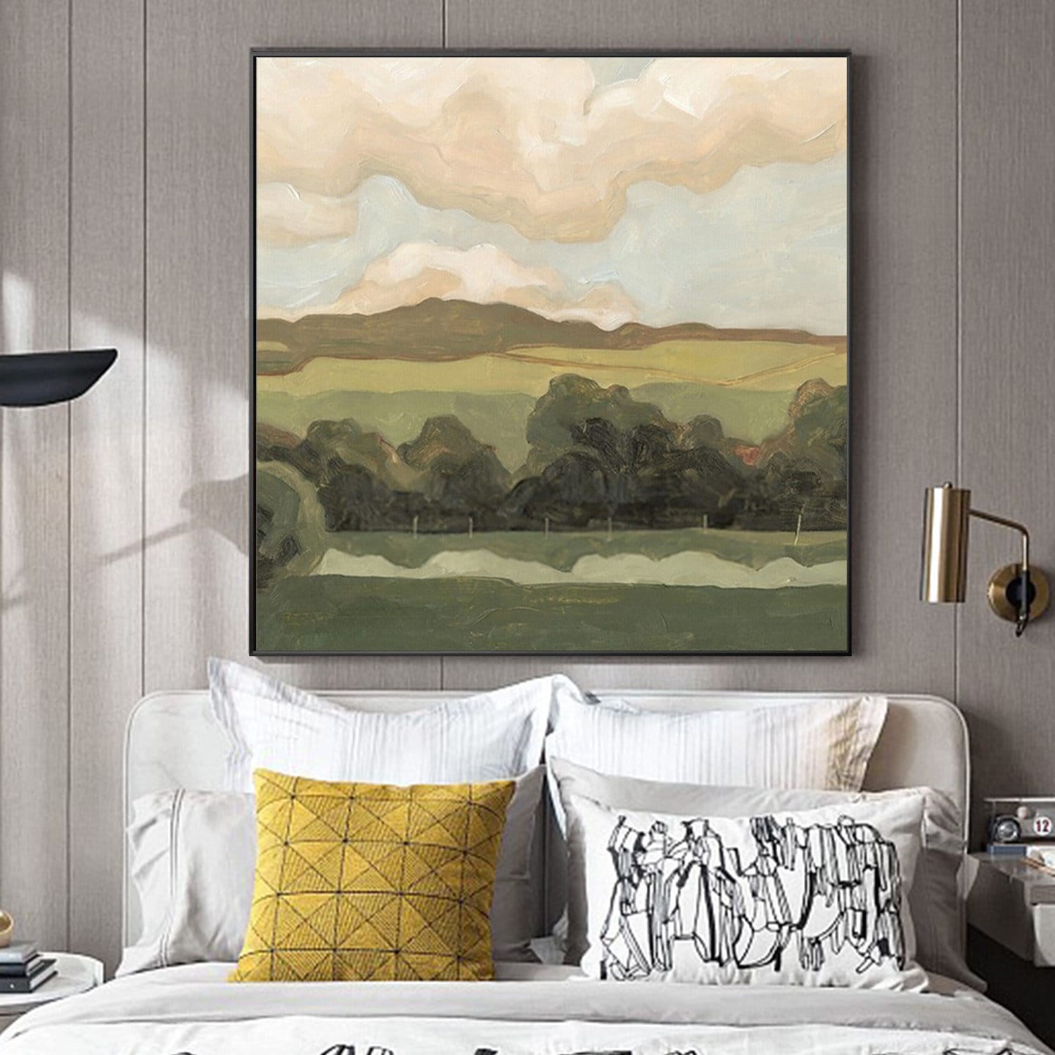 Modern Abstract Painting Landscape Scenery Painting Acrylic - Etsy