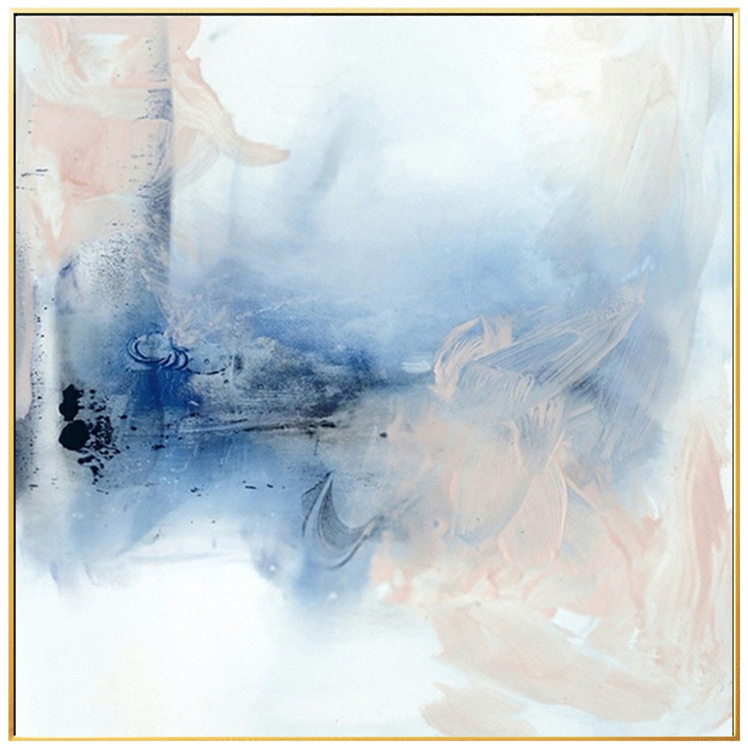 Bright Abstract Painting Simple Wall Art Acrylic Painting on | Etsy