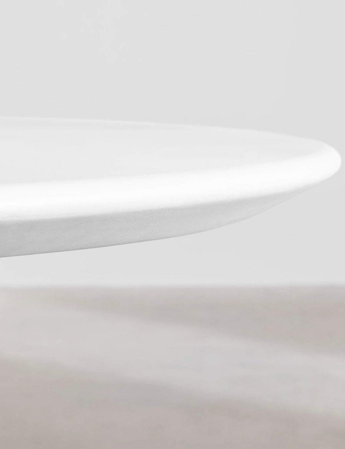 Graze White Original Cement Finish Round Dining Table Wooden White ...