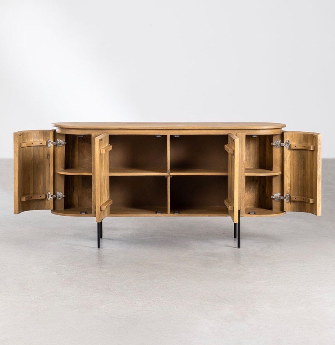 Acacia Wood Sideboard for Home and Restaurants Centrepiece for Hall ...