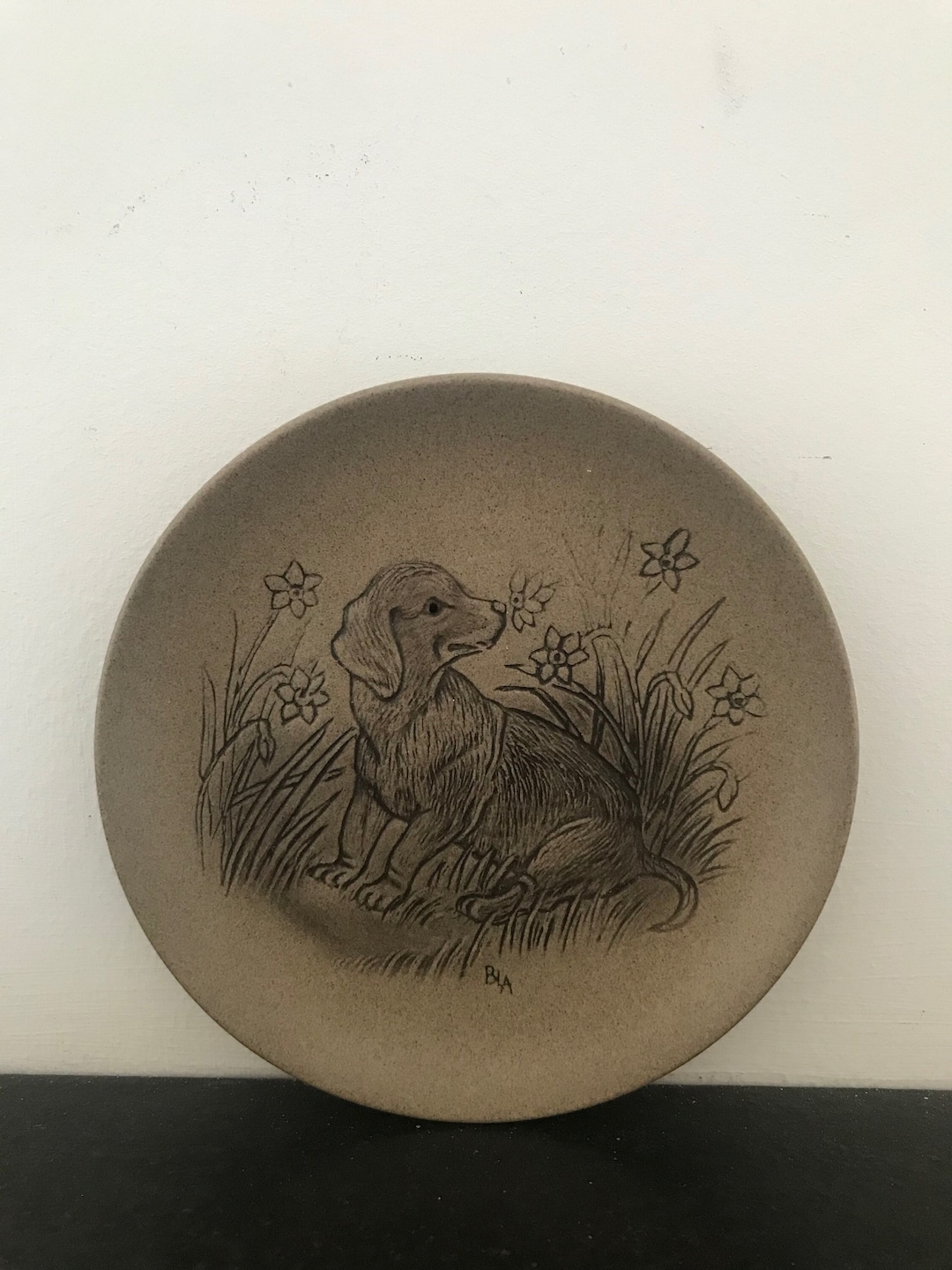 Poole Pottery Puppy Dish Barbara Linley Adams Vintage - Etsy