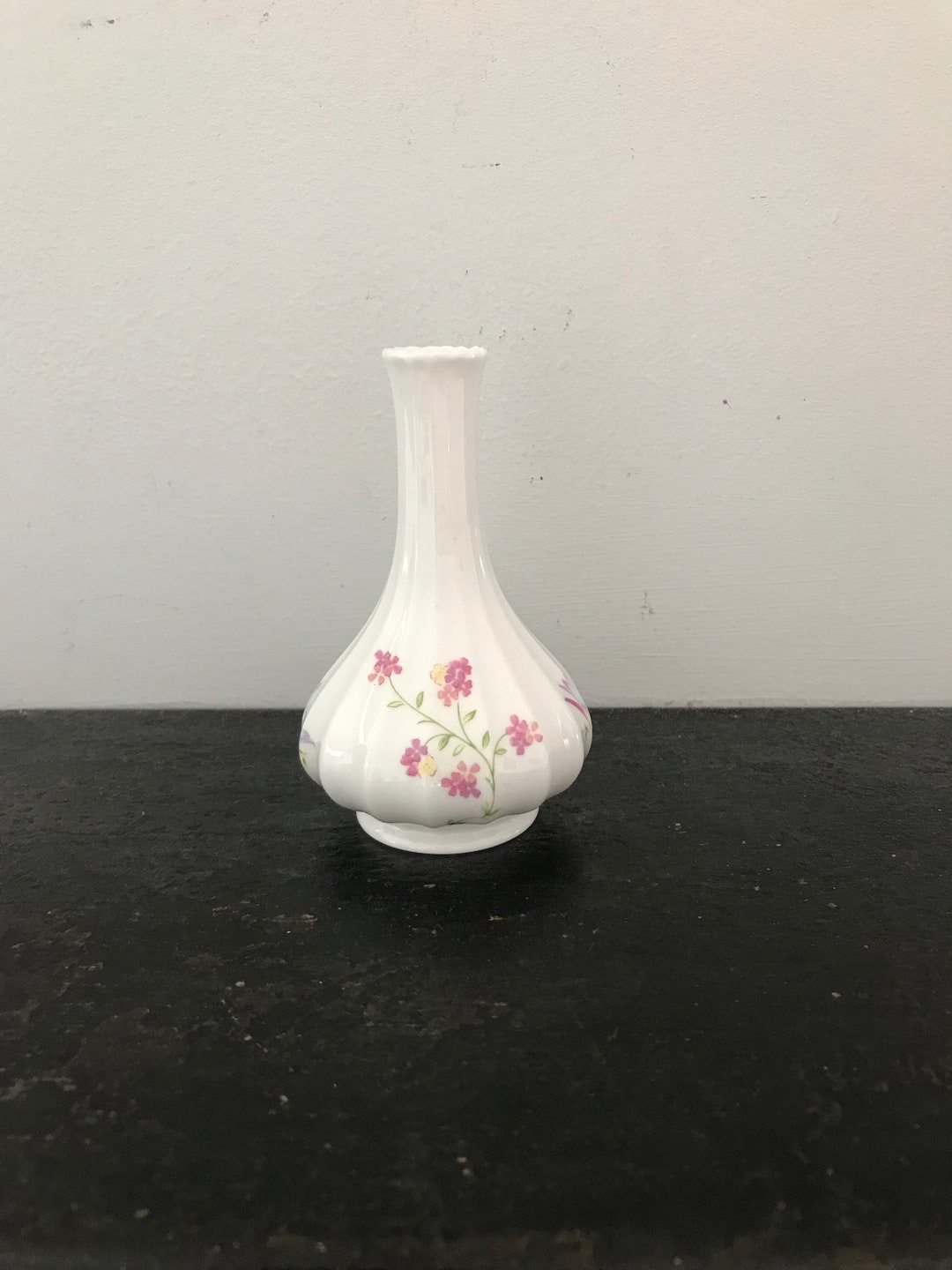 Spode Bouquet Fluted Bud Vase Boxed Vintage - Etsy