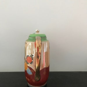 Genuine Samurai China Coffee Pot Japan Hand Painted Mid Century Vintage ...