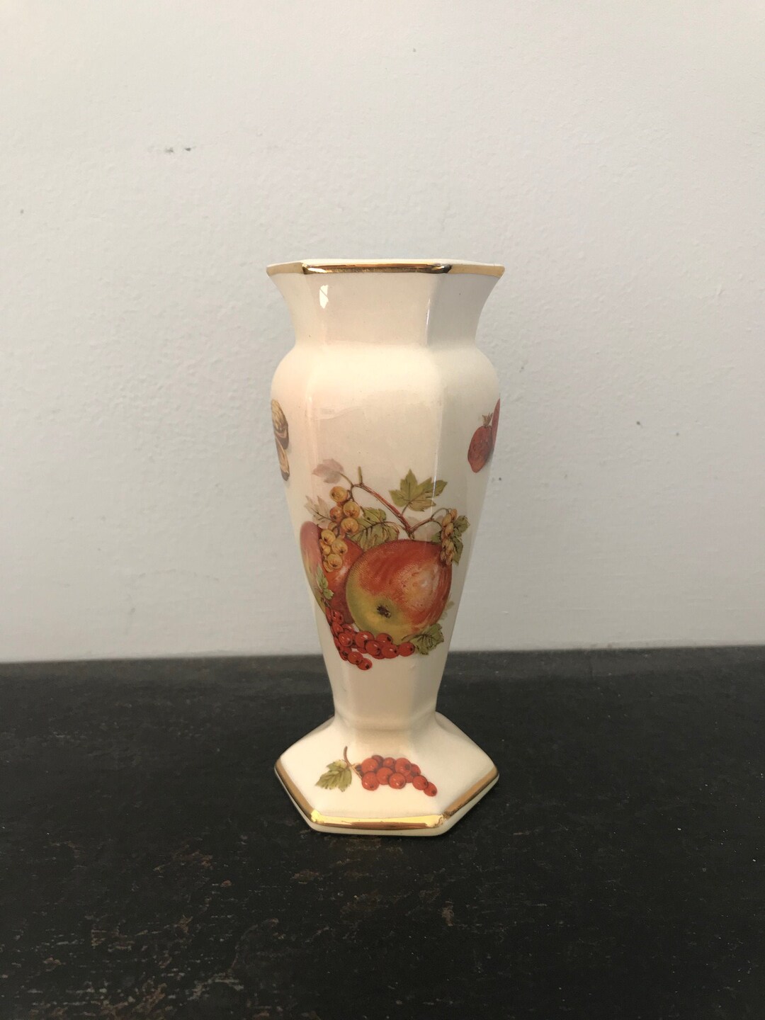 Royal Worcester Palissy Royale Collection Fruit Posy Vase Vintage - Etsy