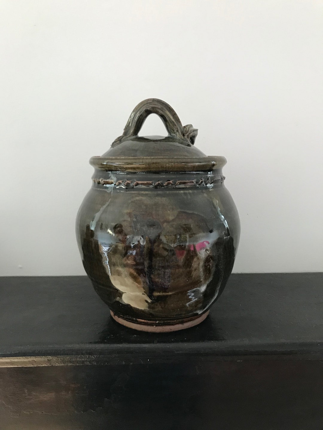 Carol Bryan Lidded Pot Studio Art Pottery Chew Magna Somerset Hand Made ...