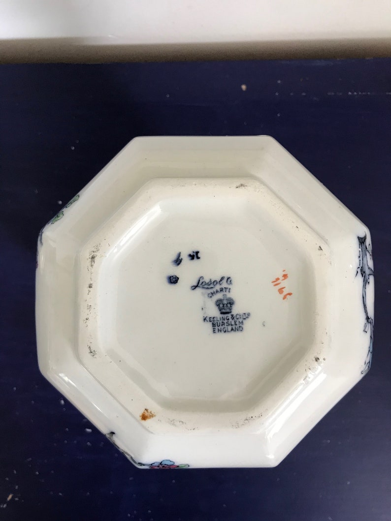 Keeling Losol Ware Large Jug Pitcher Vase Chartley Pattern Vintage - Etsy