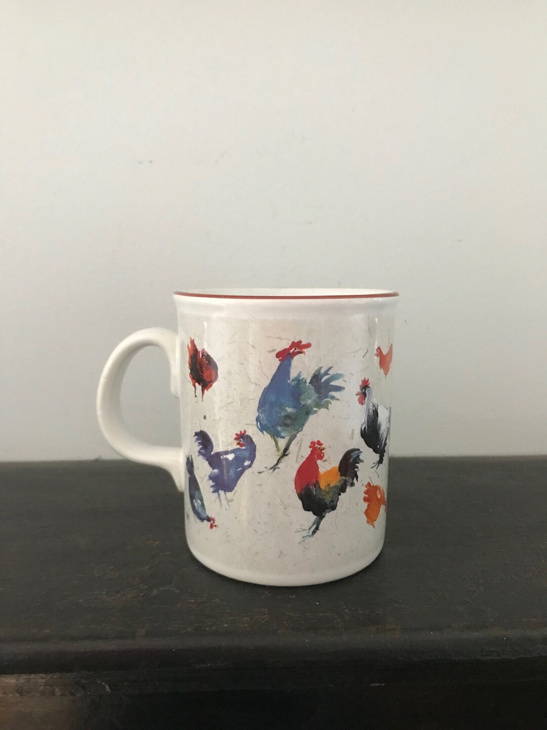Compassion in World Farming Mug Bella Pieroni Chickens Cockerels ...