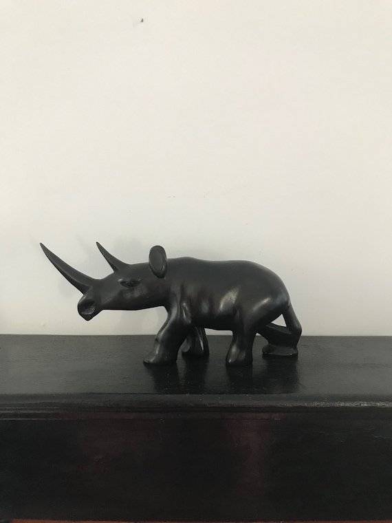 Ebony African Animal Sculpture
