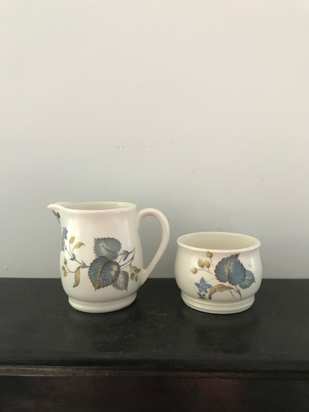 Sylvac Ware Jug and Bowl Vintage Milk Cream Sugar - Etsy UK