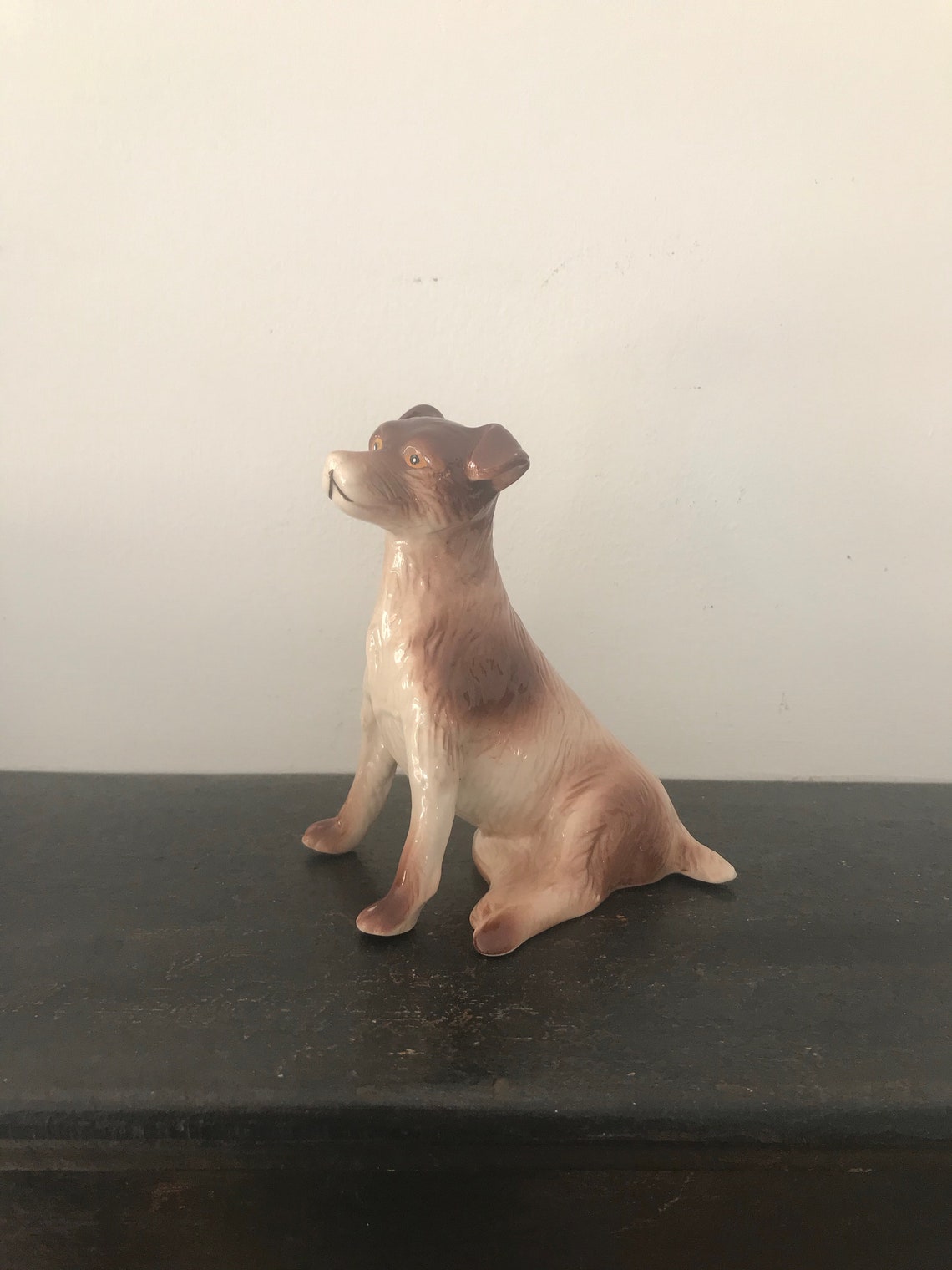 Dog Figurine Sitting Hound Ceramic Vintage Collectable - Etsy Hong Kong