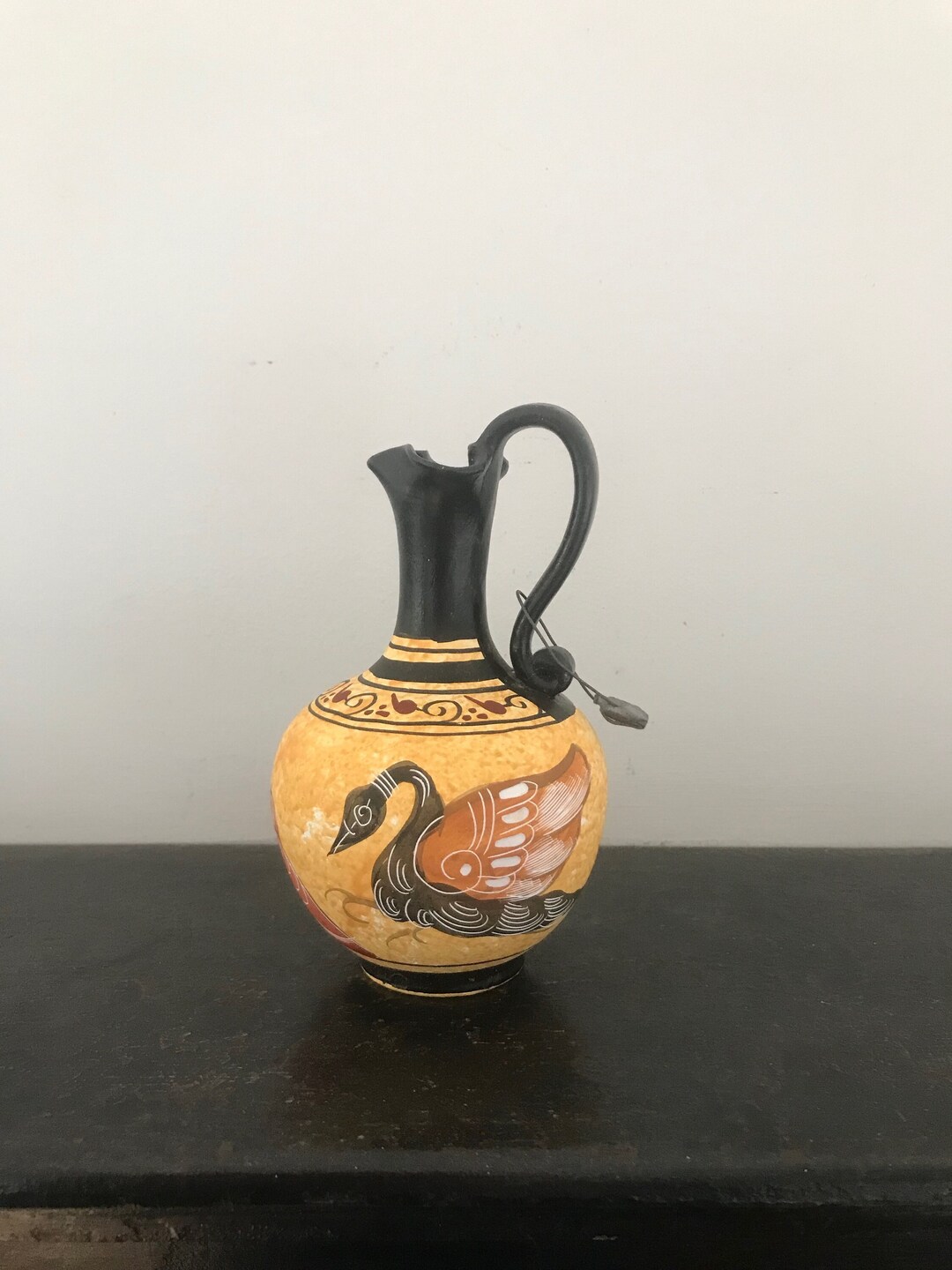 Greek Museum Copy 400BC Jug Leda and the Swan Hand Made Hand Painted ...