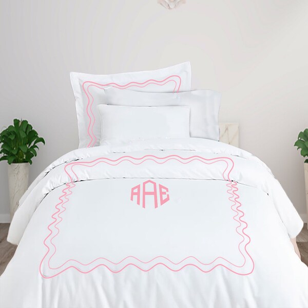 Monogrammed Duvet Cover - Etsy