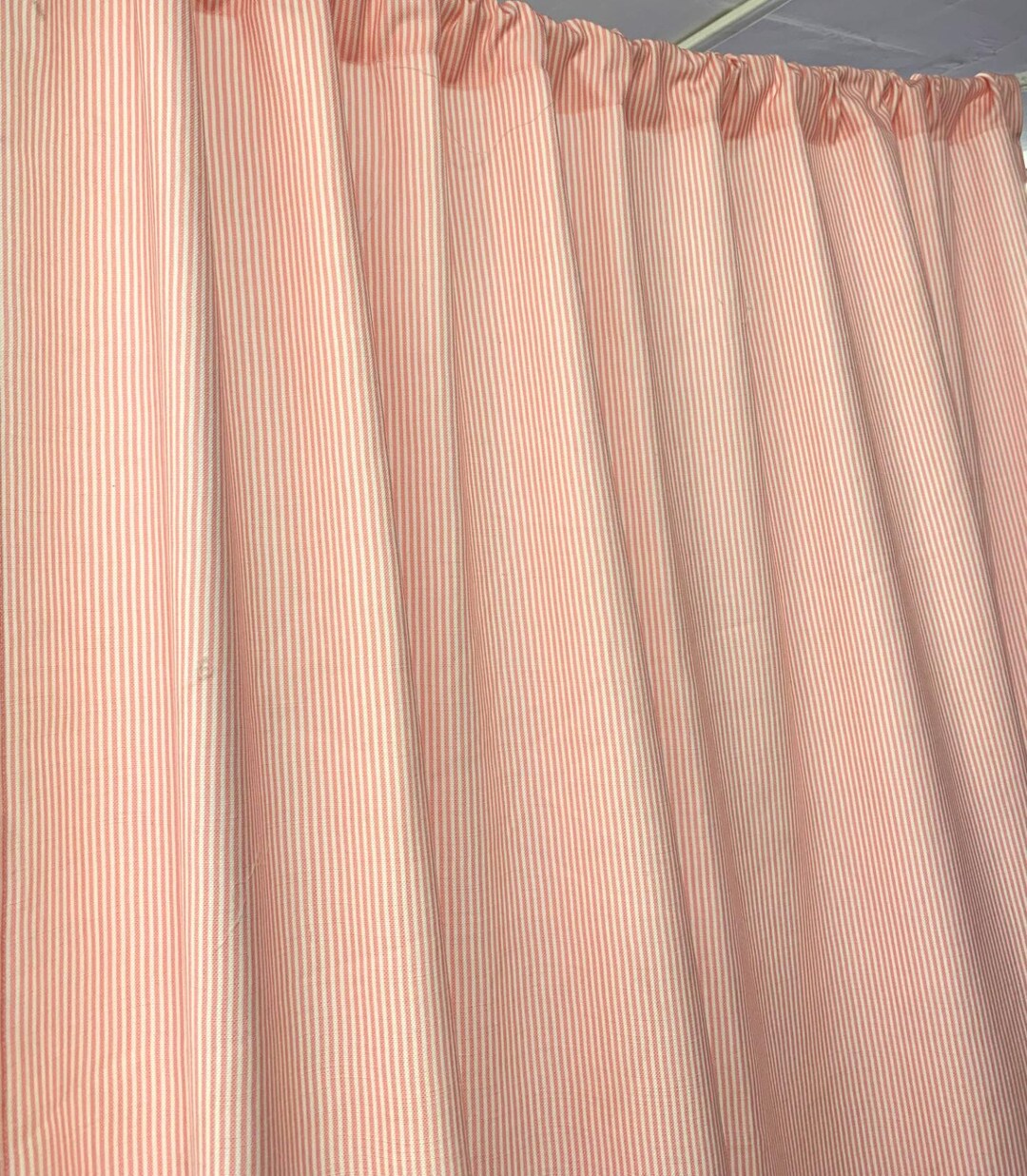Ticking Stripe Pattern Curtain (panel 1) - Etsy