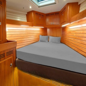 Boating Sheet Set 100% Cotton 400TC Universal AFT Berth/v Berth/xl-v ...