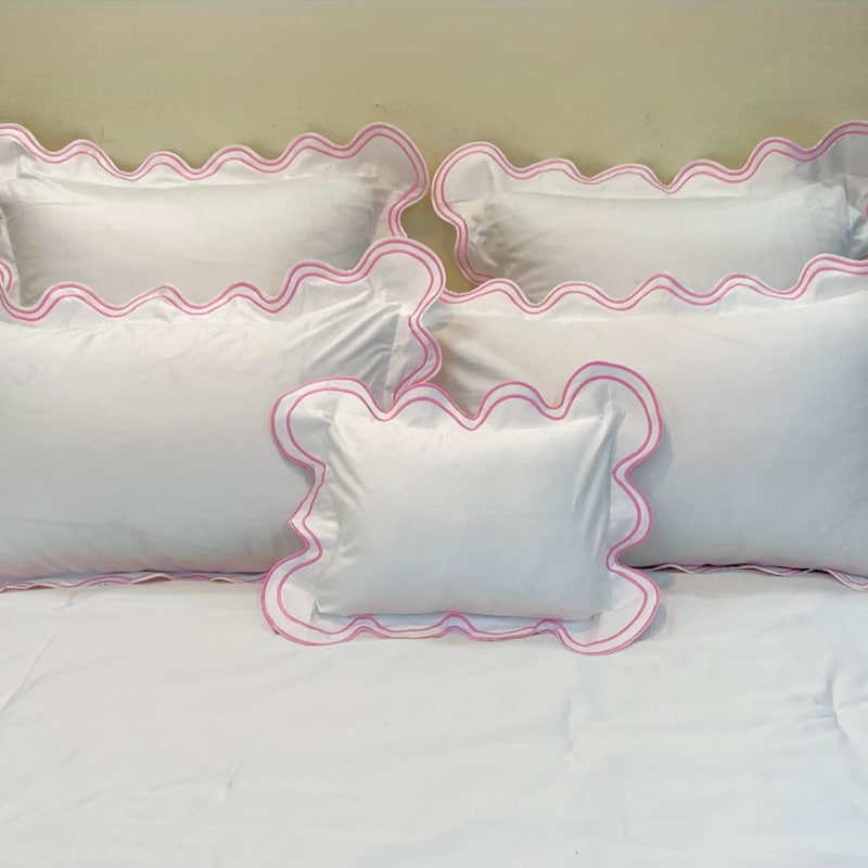 Pink Euro Sham - Etsy