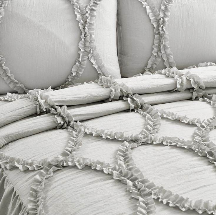 Textured Bedspread Set 100% Cotton 400TC Solid Color for - Etsy Canada