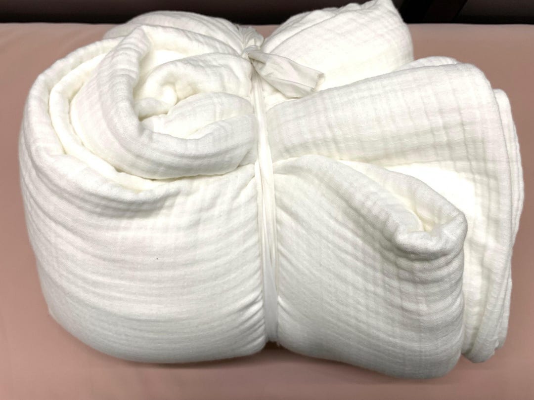 4 Layer Muslin, Gauze Throw Blanket, Pure Cotton Custom Size and Soft ...