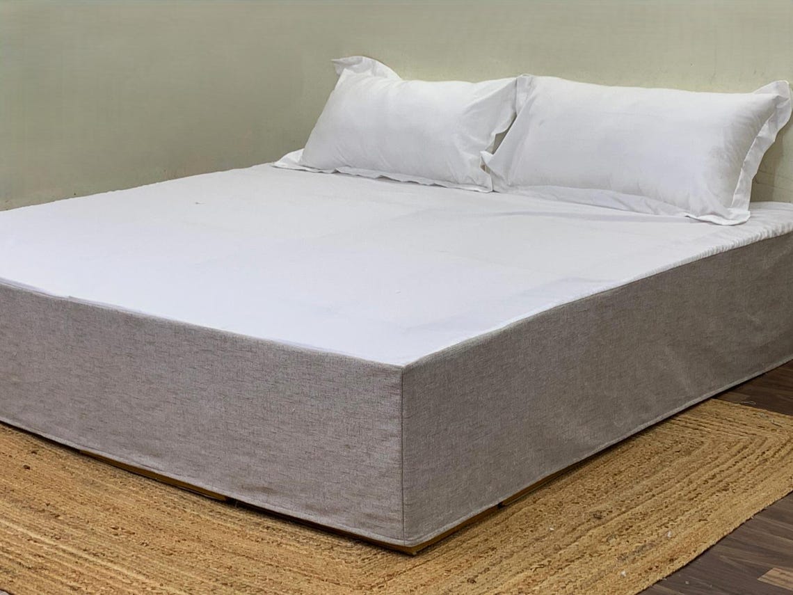 Textured Bed Skirt Wrinkle-free - 8