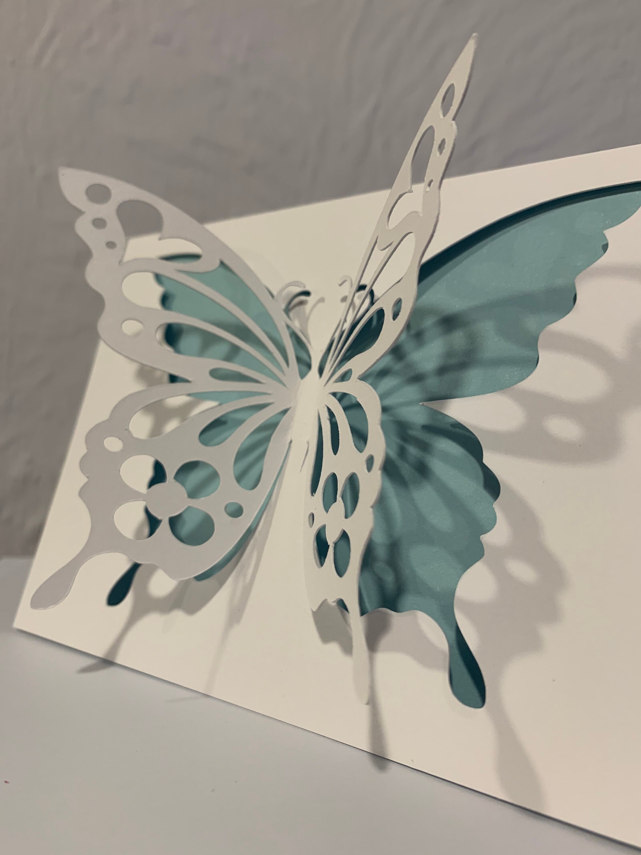 5 X 3D Butterfly Greeting Cards A Beautiful Butterfly - Etsy
